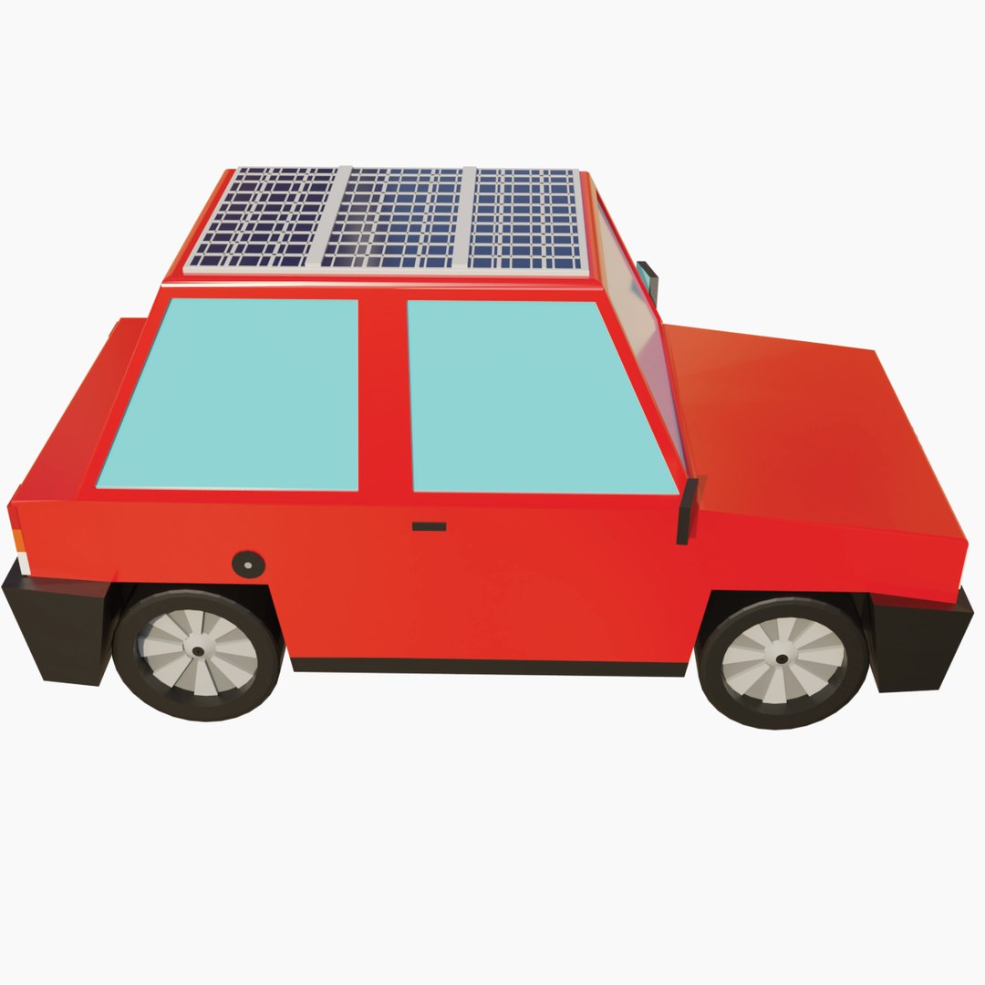 Solar Car 3D model - TurboSquid 1971945