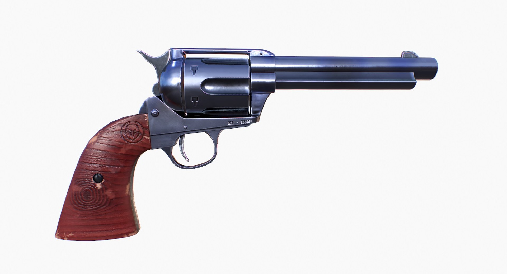 3D Model Revolver Colt Peacemaker Saa - TurboSquid 1270166