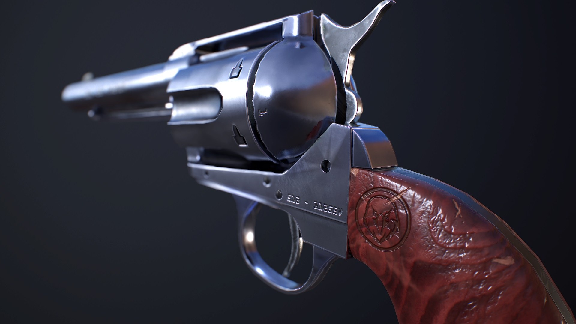 3D Model Revolver Colt Peacemaker Saa - TurboSquid 1270166