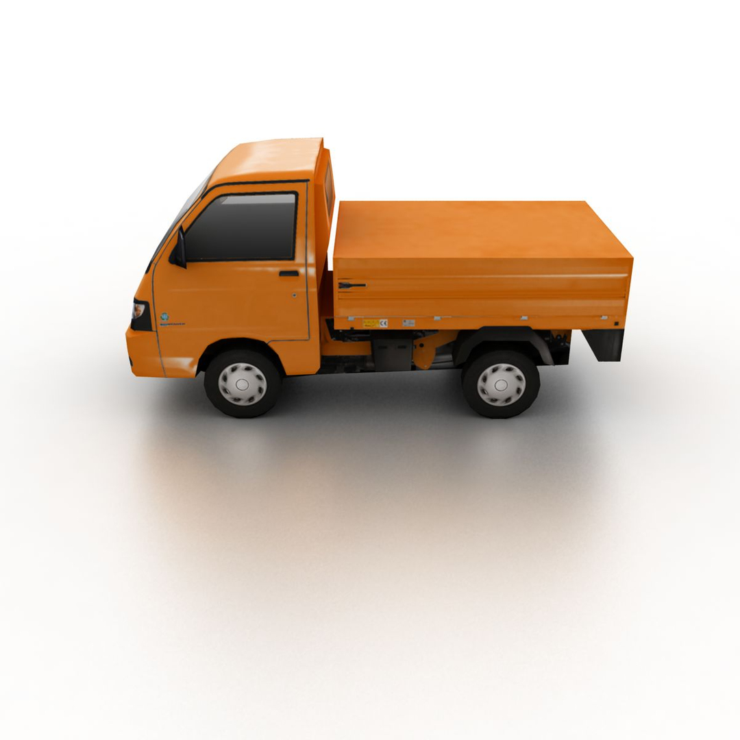 3d Model Piaggio Porter