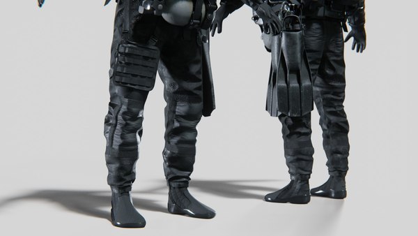 modelo 3d Traje seco para buzo soldado - TurboSquid 2075092
