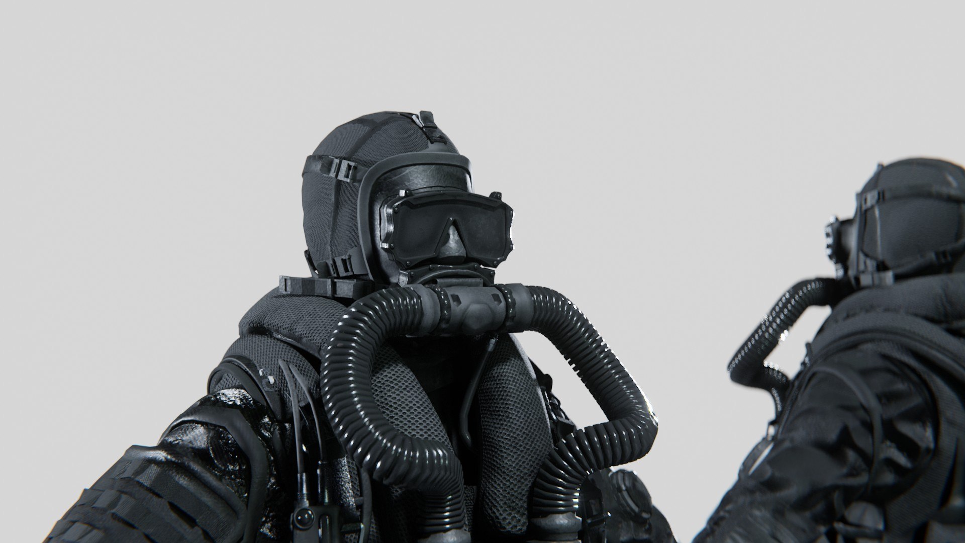 Soldier Diver Drysuit Model - TurboSquid 2075092