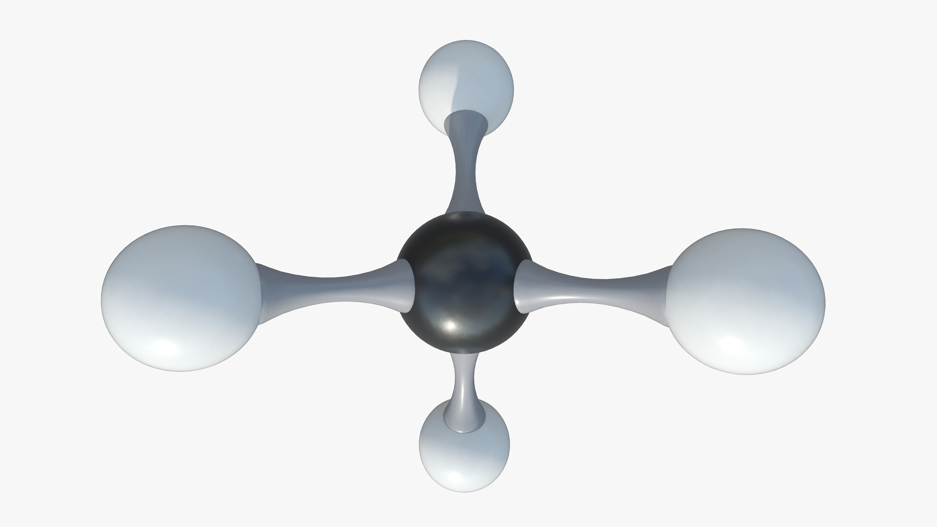 modèle 3D de Molécule de méthane avec PBR 4K 8K - TurboSquid 1944557