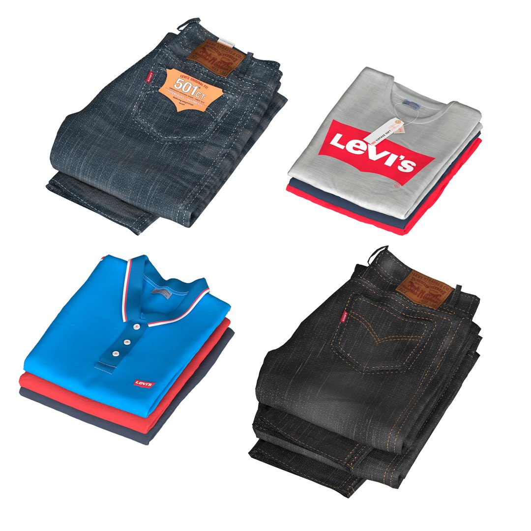 3D Model Set Of Clothes 01 - TurboSquid 1991173