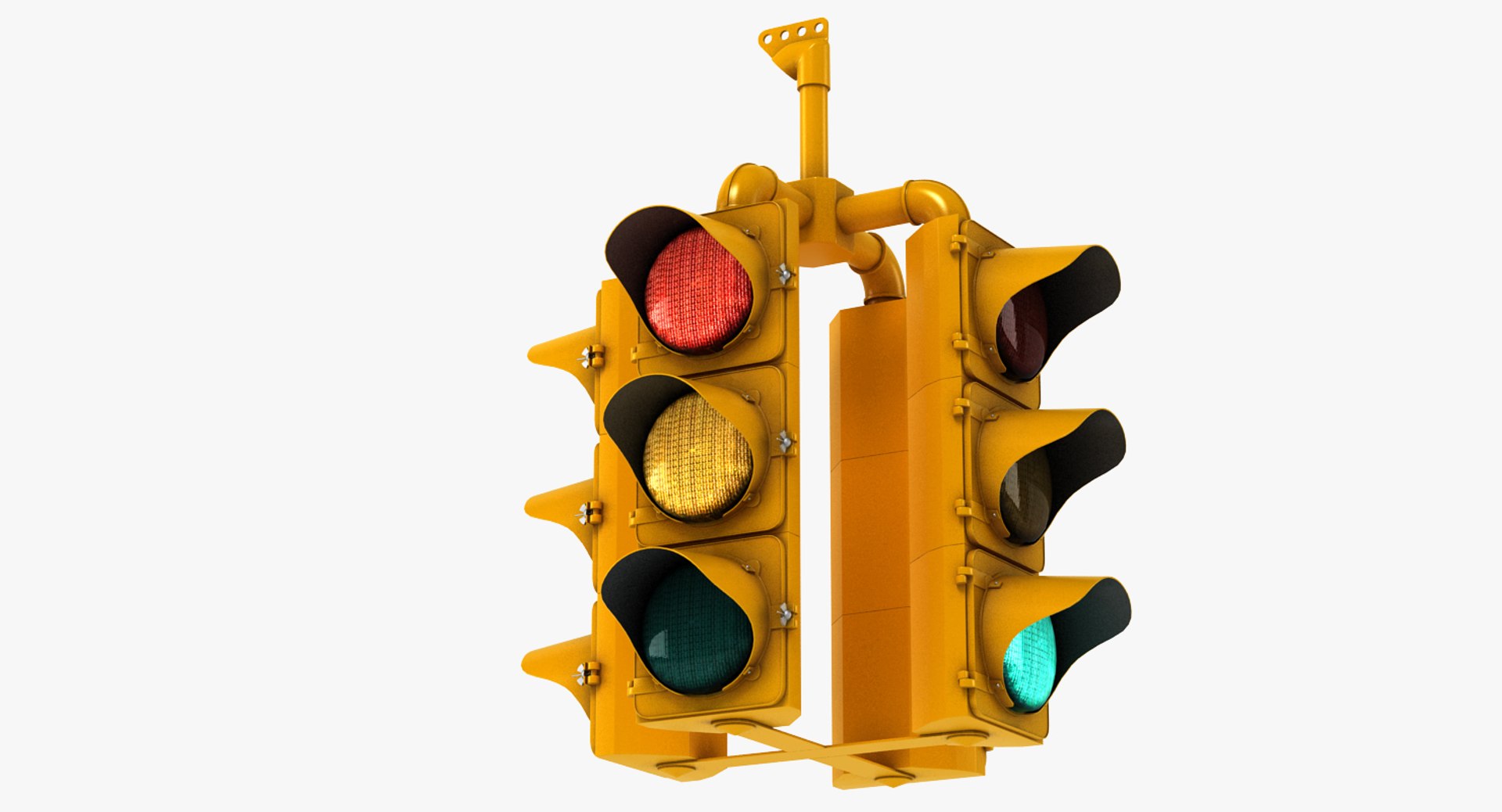 3ds Max Traffic Light