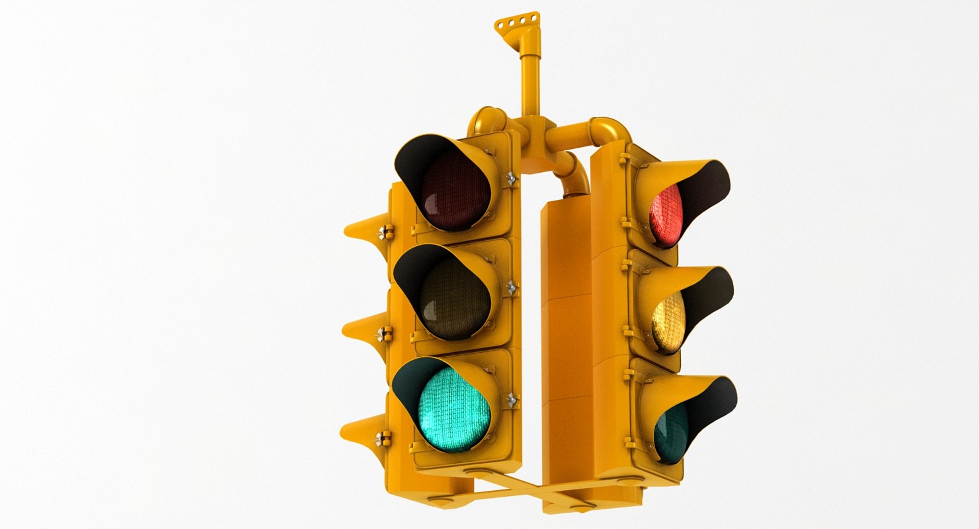 3ds Max Traffic Light