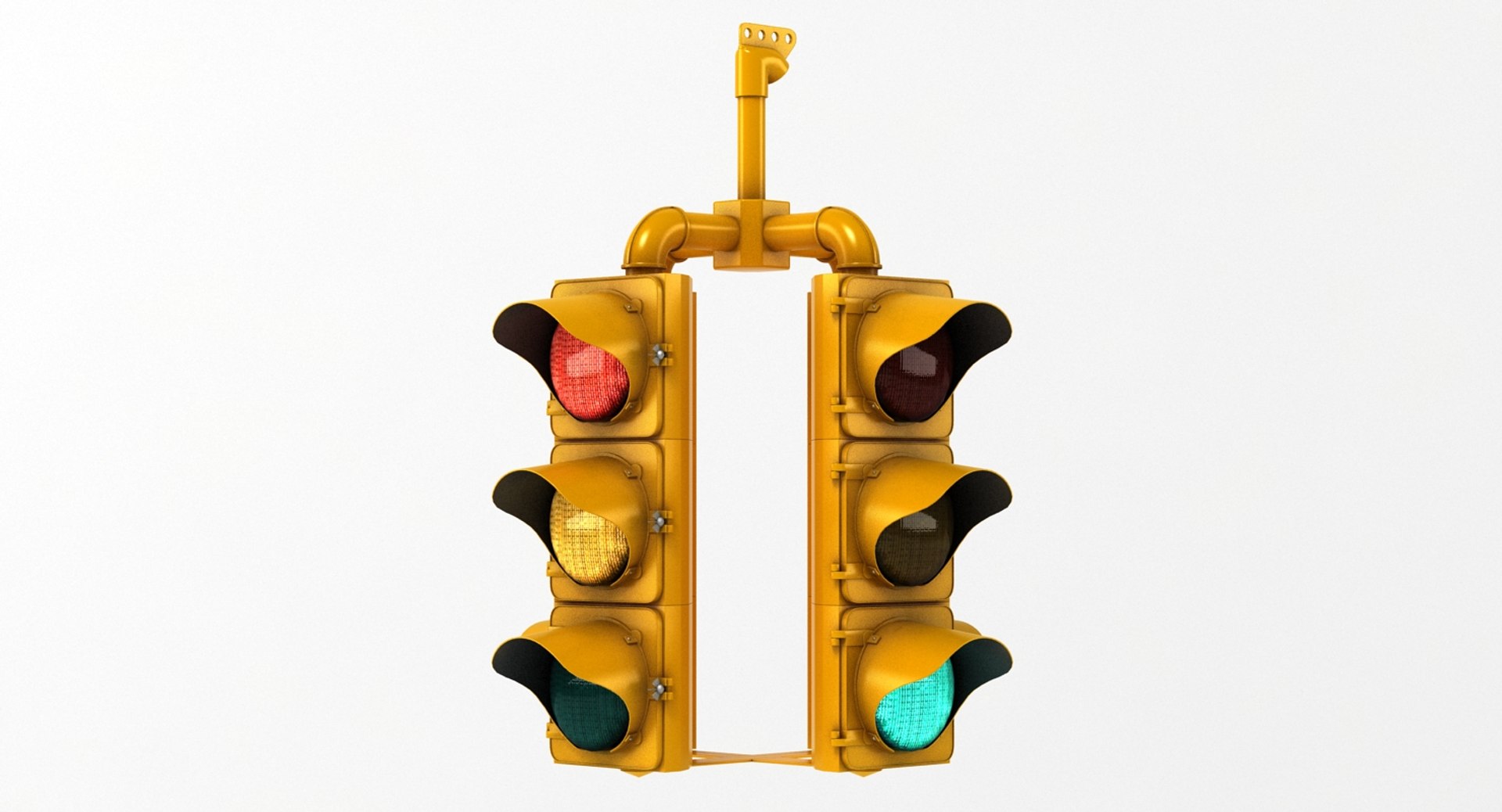 3ds Max Traffic Light