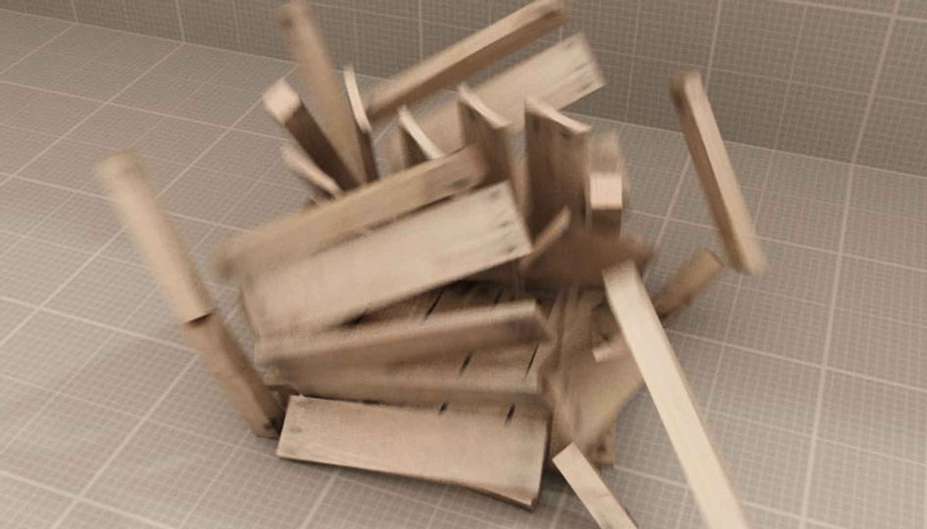 Pack Props Destruction 3d Model