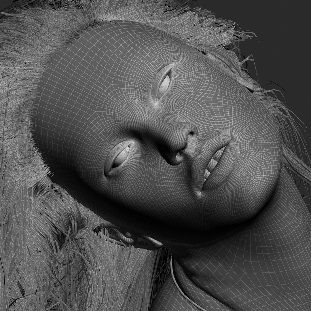 max resolution photo-realistic head