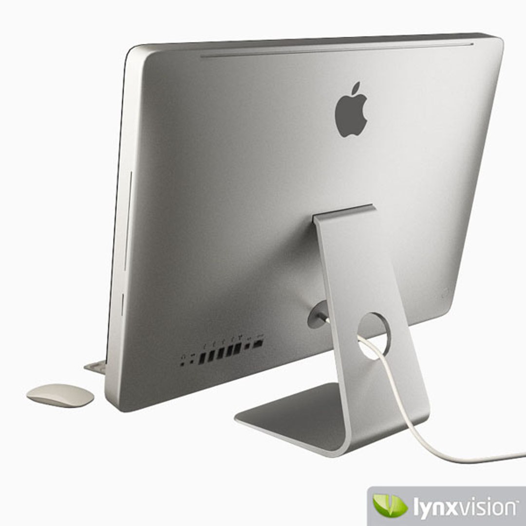 3d Model Apple Imac Desktop Computer Keyboard