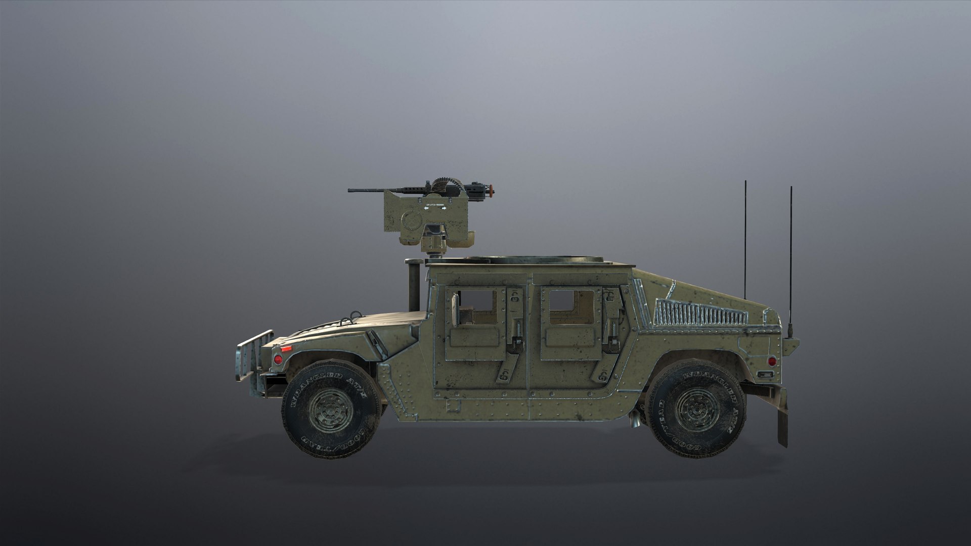 3D Military Humvee Sand Tank Model - TurboSquid 1717394