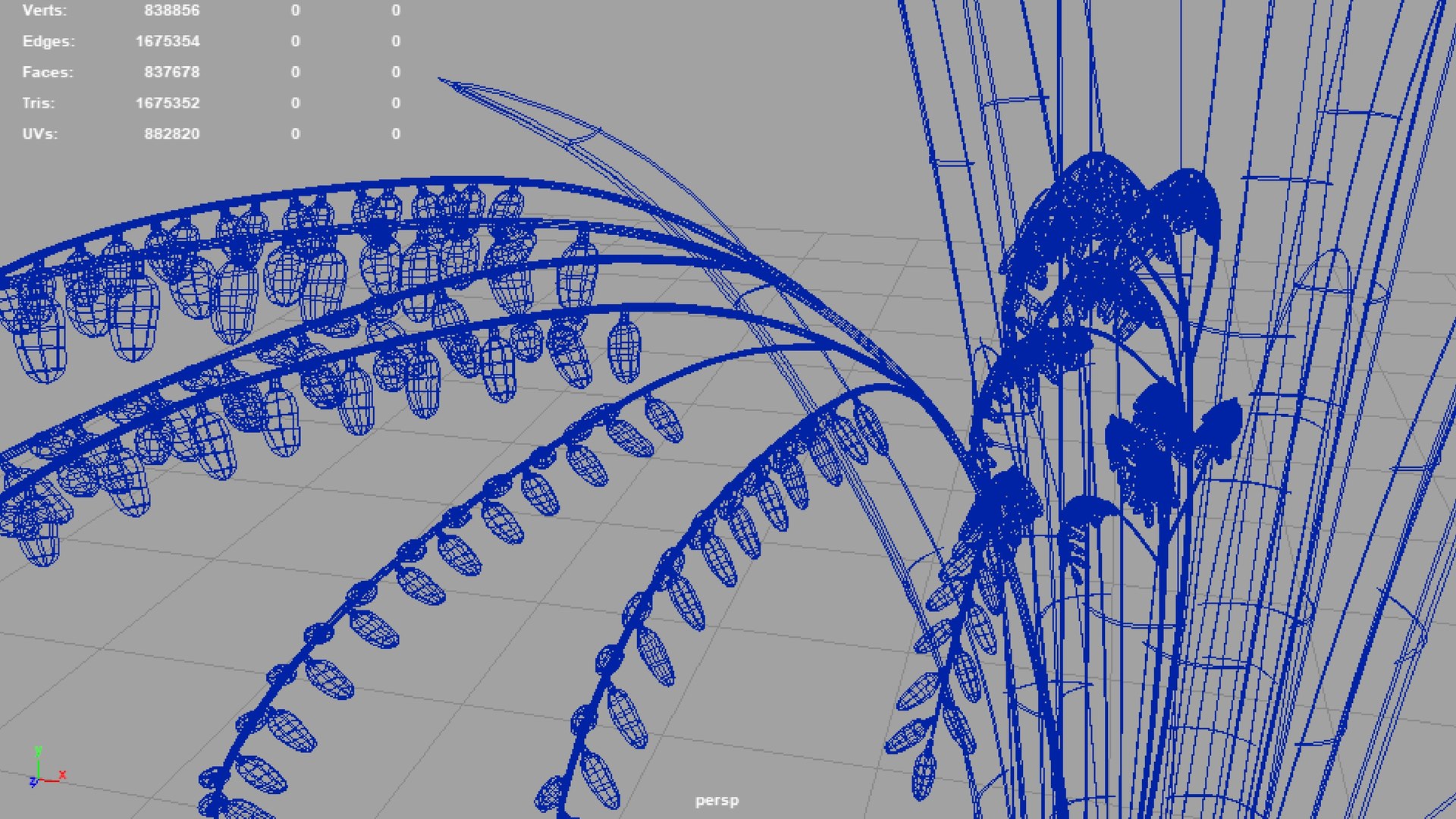 3D Rice Plant - TurboSquid 1733224