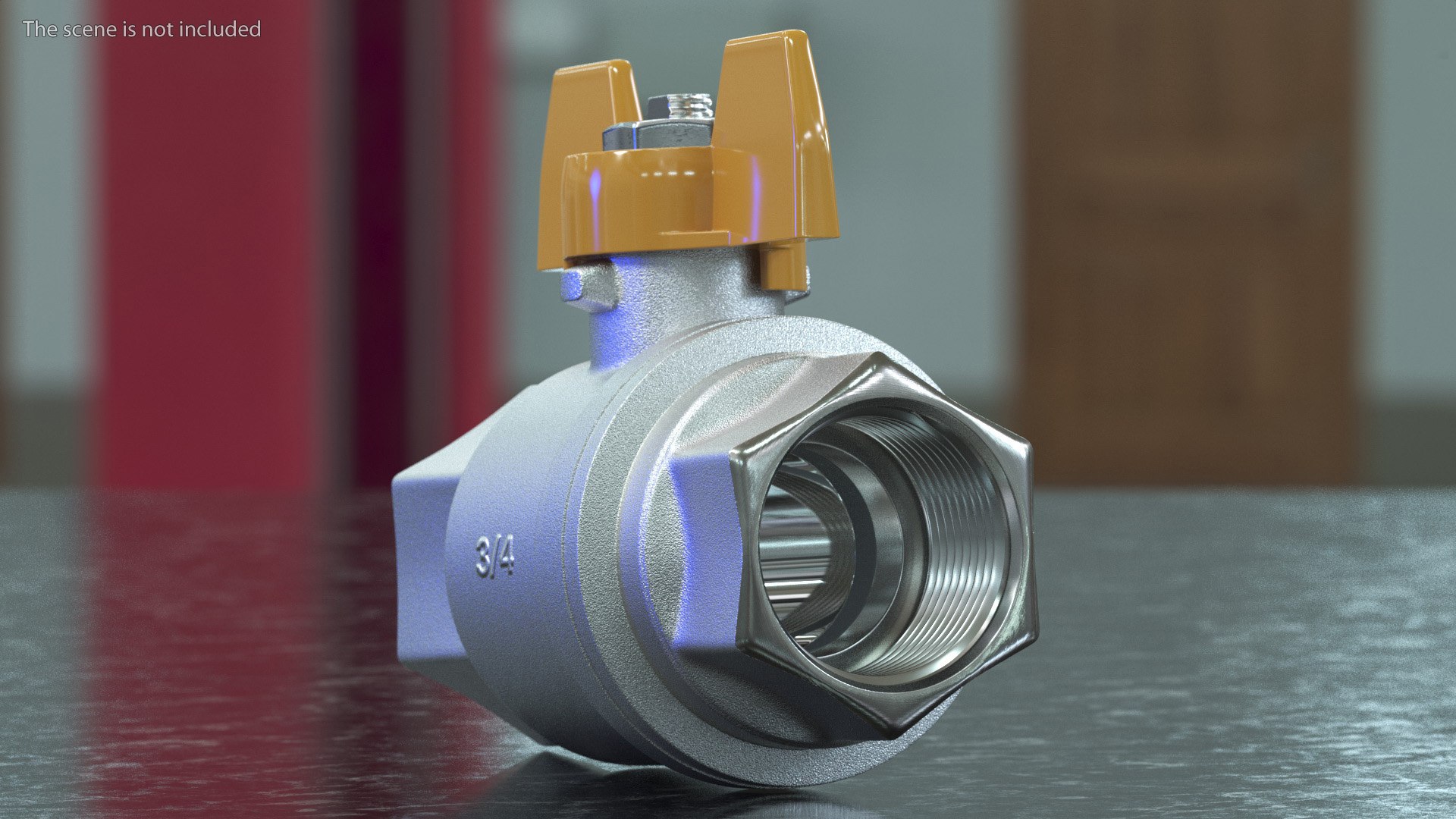 Flanged Ball Valves Collection 3D Model - TurboSquid 1985886