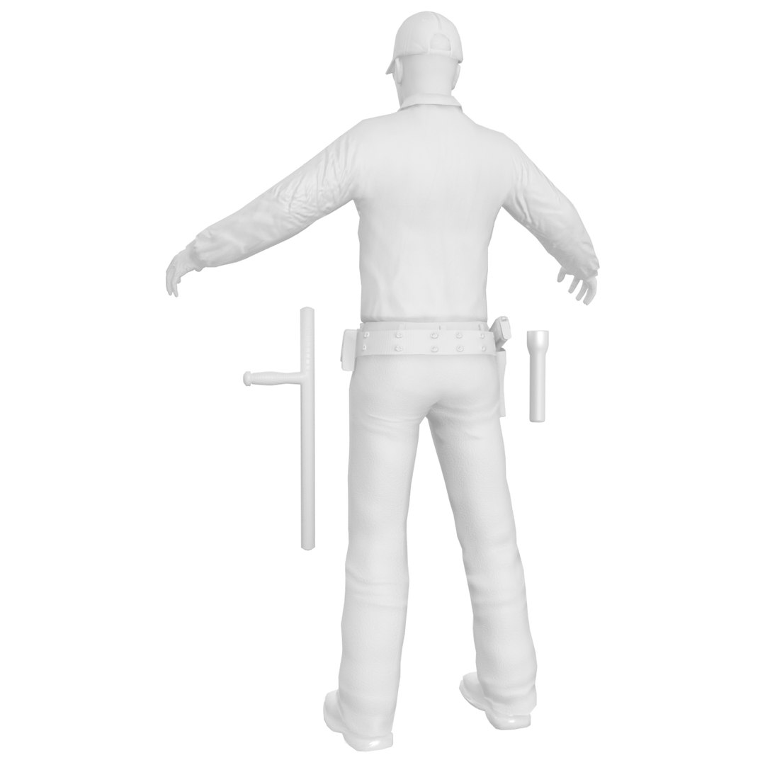3D Security Guard Model - TurboSquid 1353238
