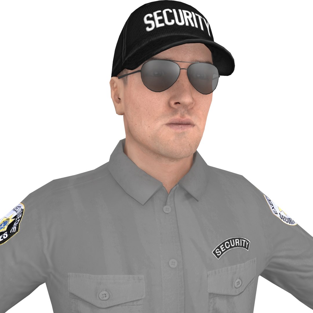3D Security Guard Model - TurboSquid 1353238