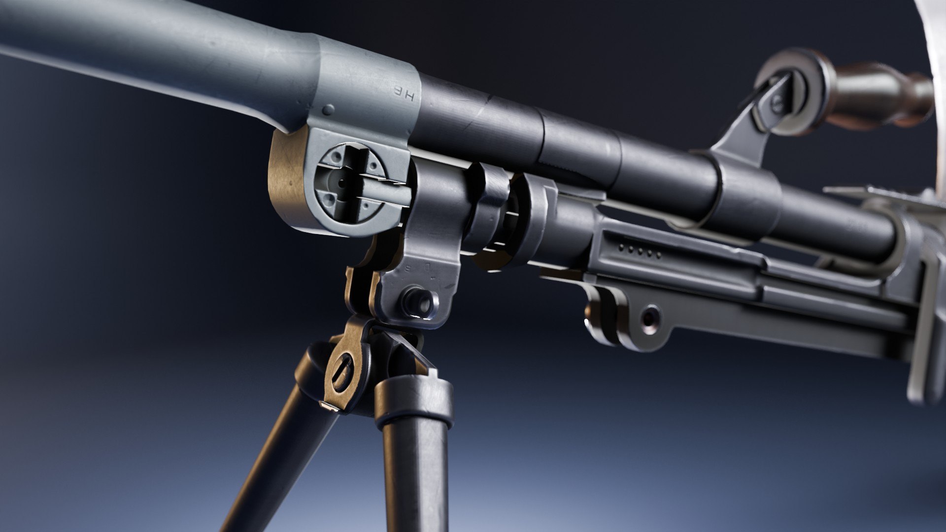 3D Model BREN MkI Light Machinegun - Game And VFX-Ready - TurboSquid 2209550