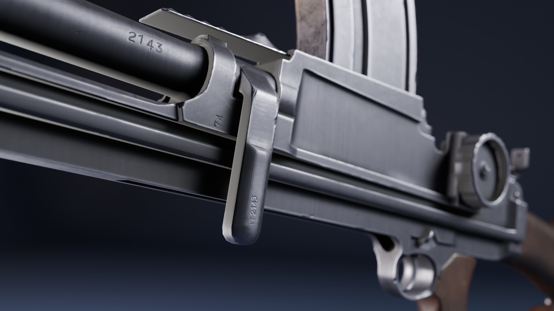 3D Model BREN MkI Light Machinegun - Game And VFX-Ready - TurboSquid ...