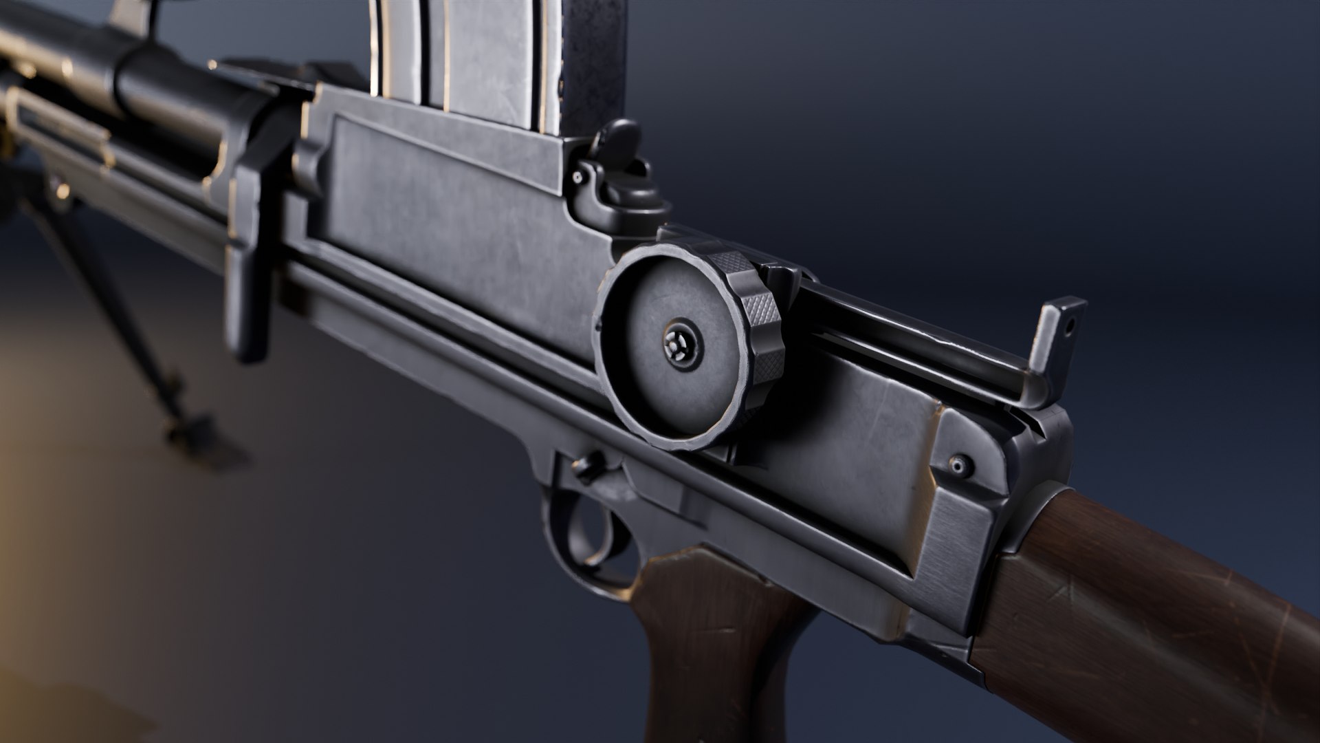 3D Model BREN MkI Light Machinegun - Game And VFX-Ready - TurboSquid ...