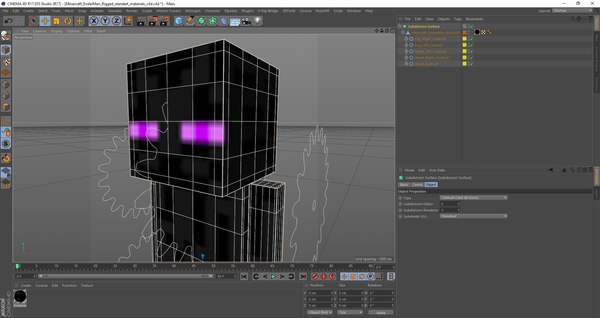 3D minecraft characters rigged - TurboSquid 1583189