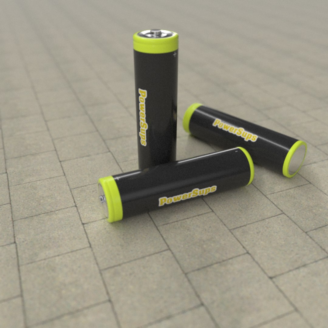 Aa Mignon Battery Model - TurboSquid 1180687