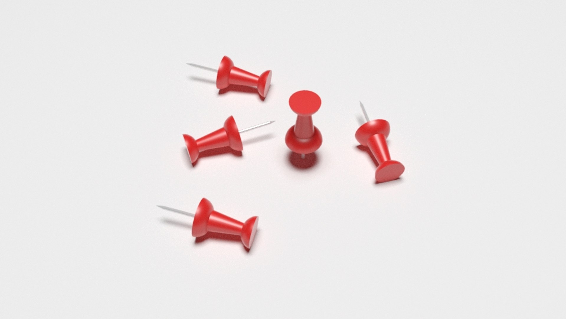 Thumb Tacks Model - TurboSquid 1609782