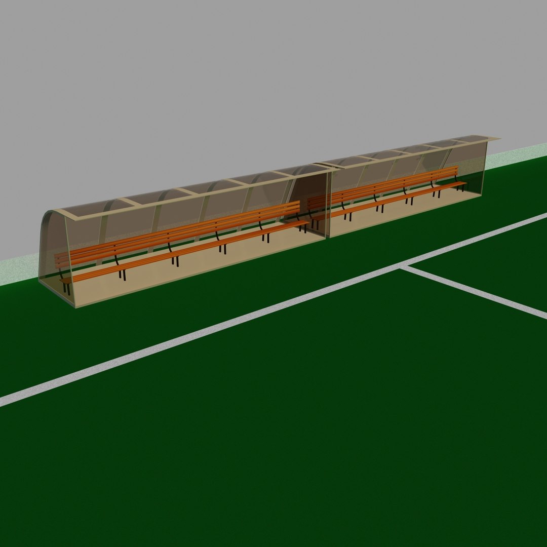 Football Field 3d Model