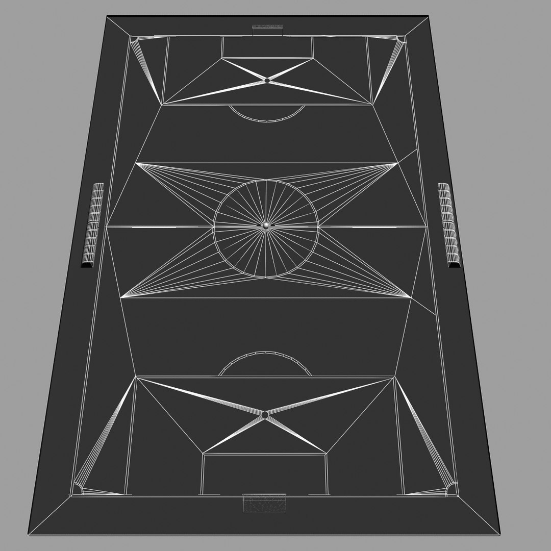 Football Field 3d Model