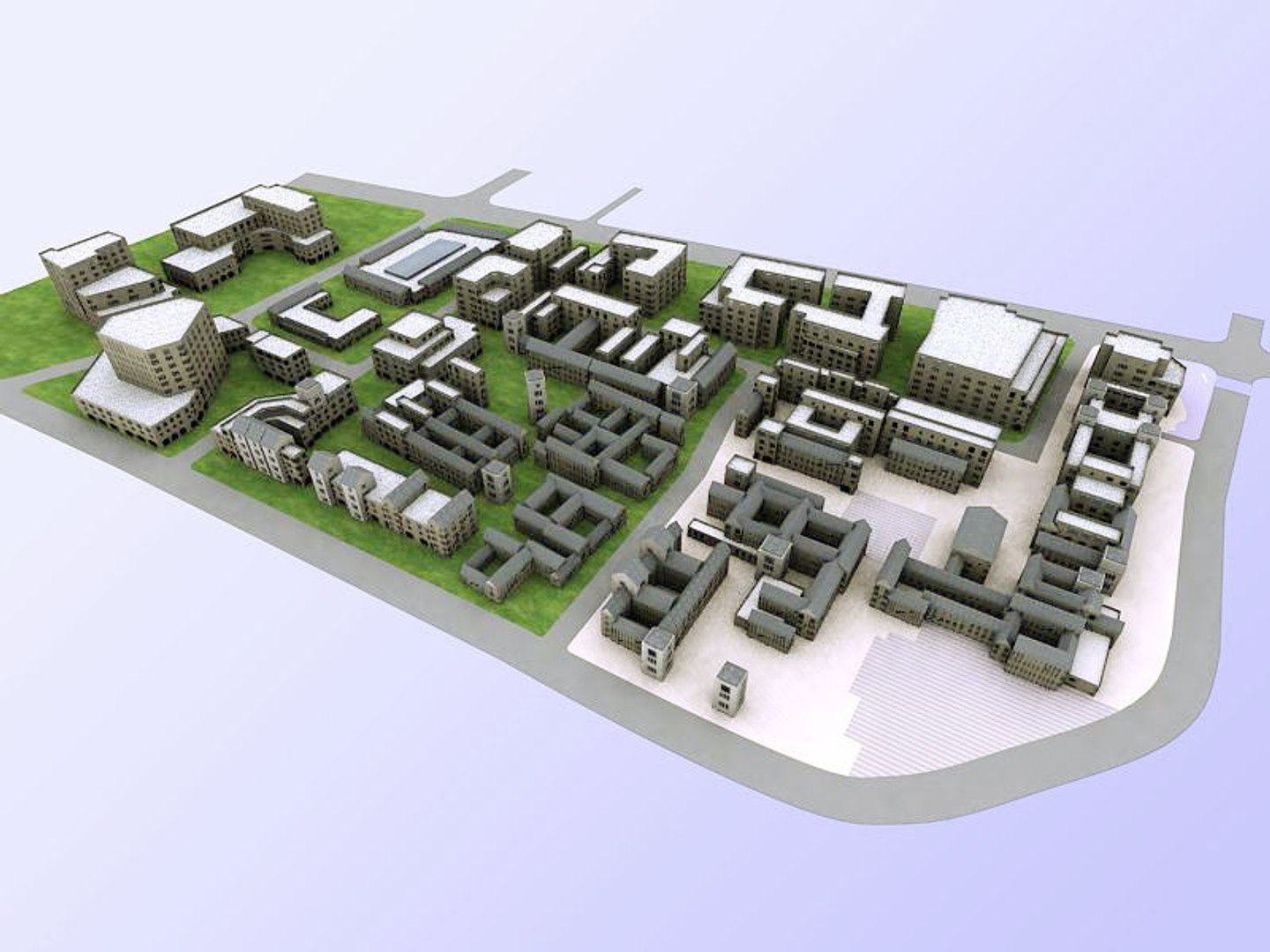 3d Town Model