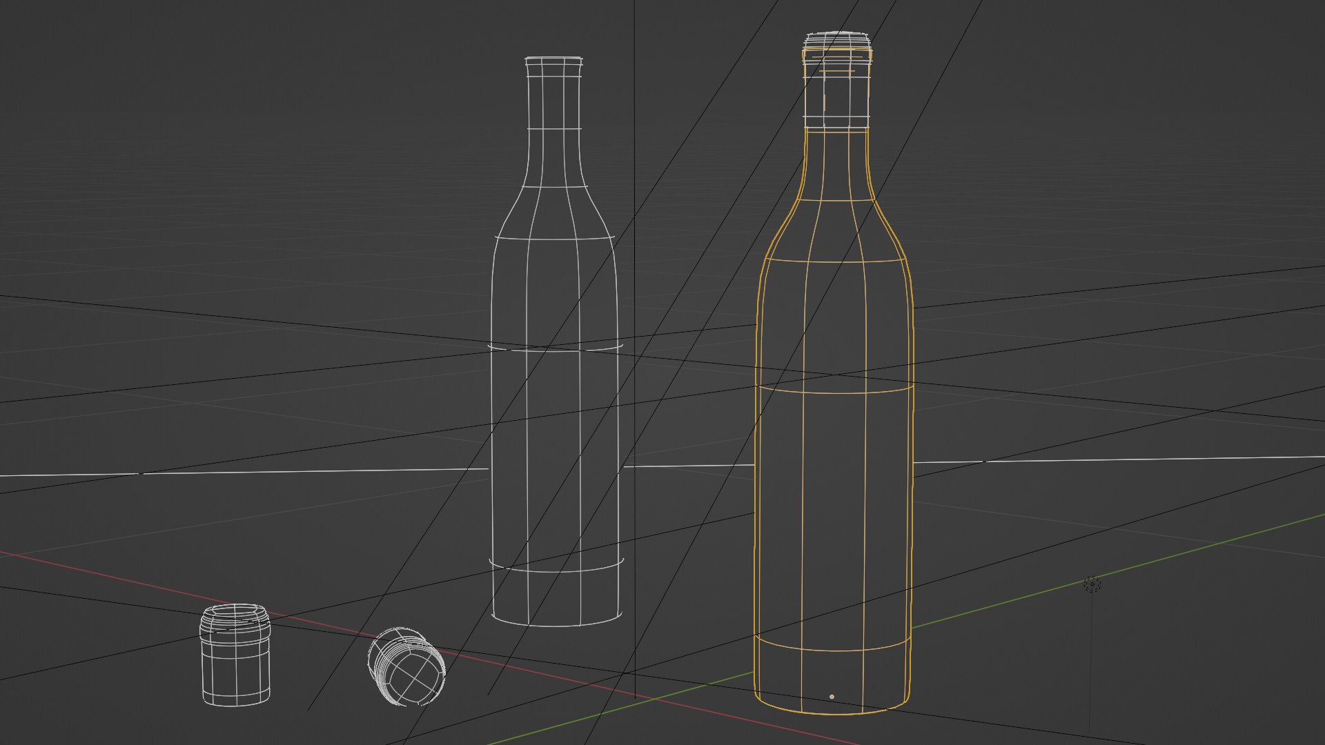 Botella De Vino Viejo De Espana 3D Model - TurboSquid 2128589