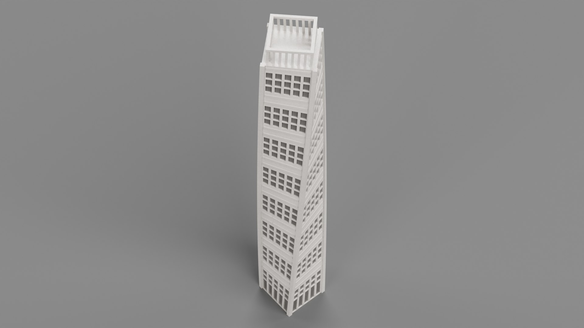 Paper Skyscraper 05 3D Model - TurboSquid 2184763