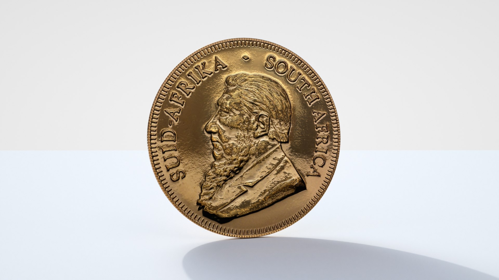 3D Model Krugerrand Gold Coin - TurboSquid 1718919