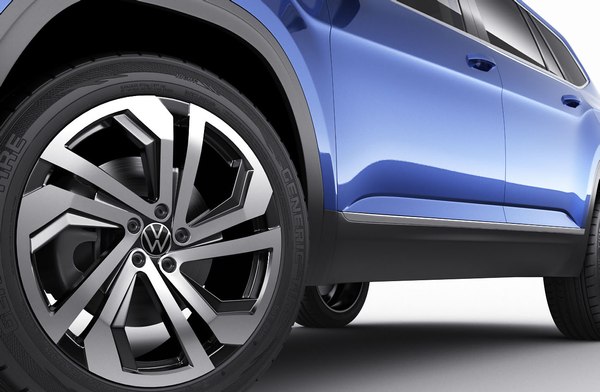 Volkswagen atlas 2021 3D model - TurboSquid 1533906