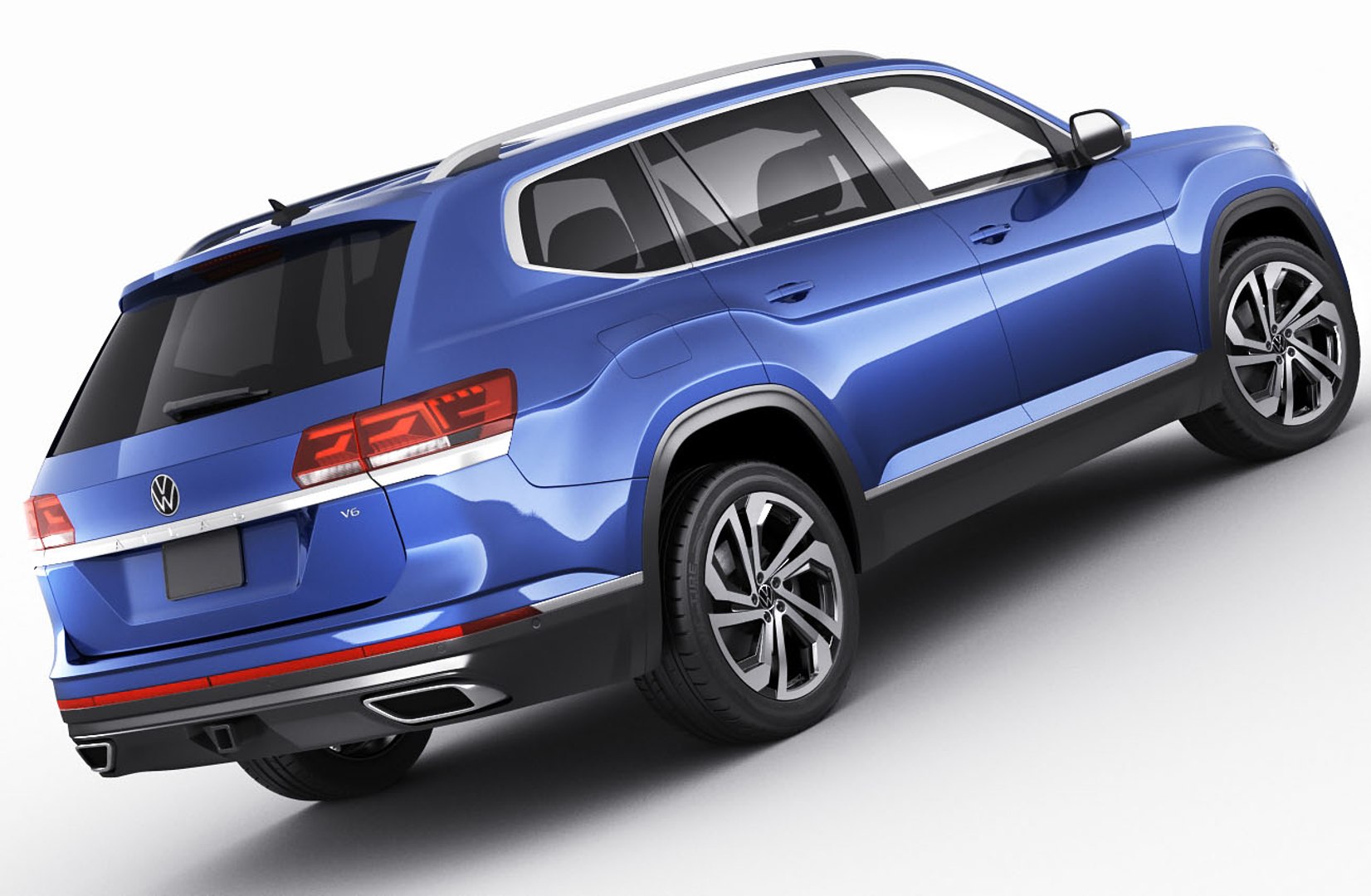 Volkswagen Atlas 2021 3D Model - TurboSquid 1533906