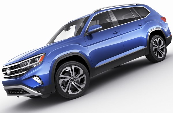 Volkswagen atlas 2021 3D model - TurboSquid 1533906