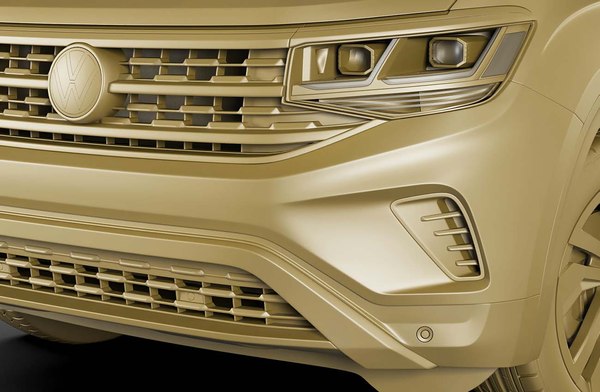 Volkswagen atlas 2021 3D model - TurboSquid 1533906