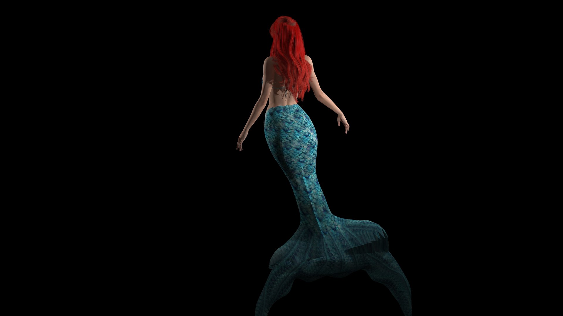 3D The Mermaid - TurboSquid 1998536