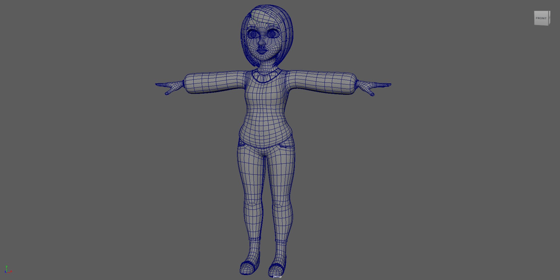 3D Cartoon Woman LORA Model - TurboSquid 2188750