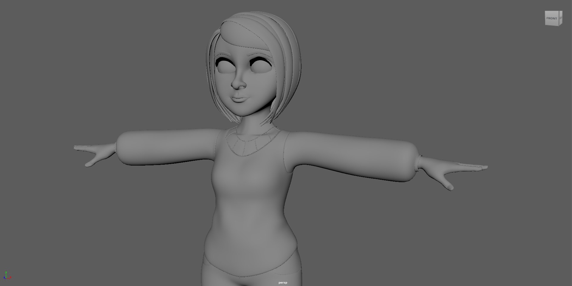 3D Cartoon Woman LORA Model - TurboSquid 2188750