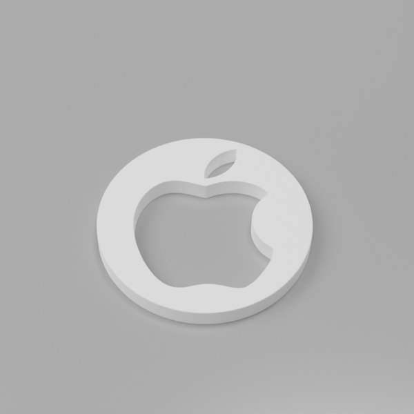 свободно 3D модель Apple Logo Keychain - TurboSquid 1972559
