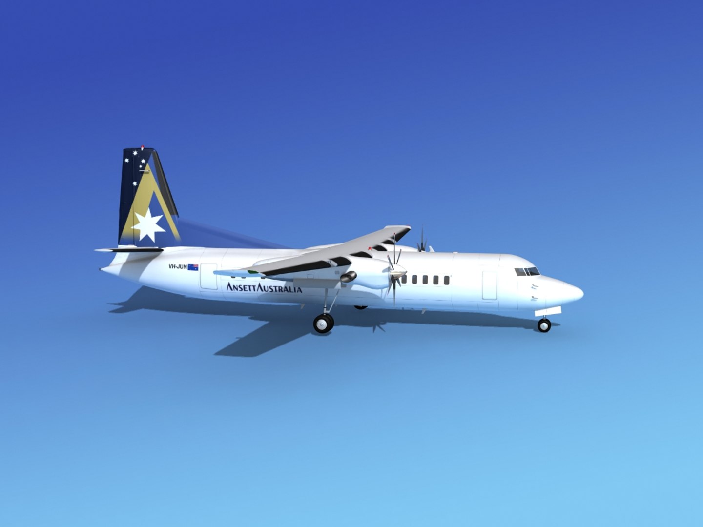 3d Model Fokker 50
