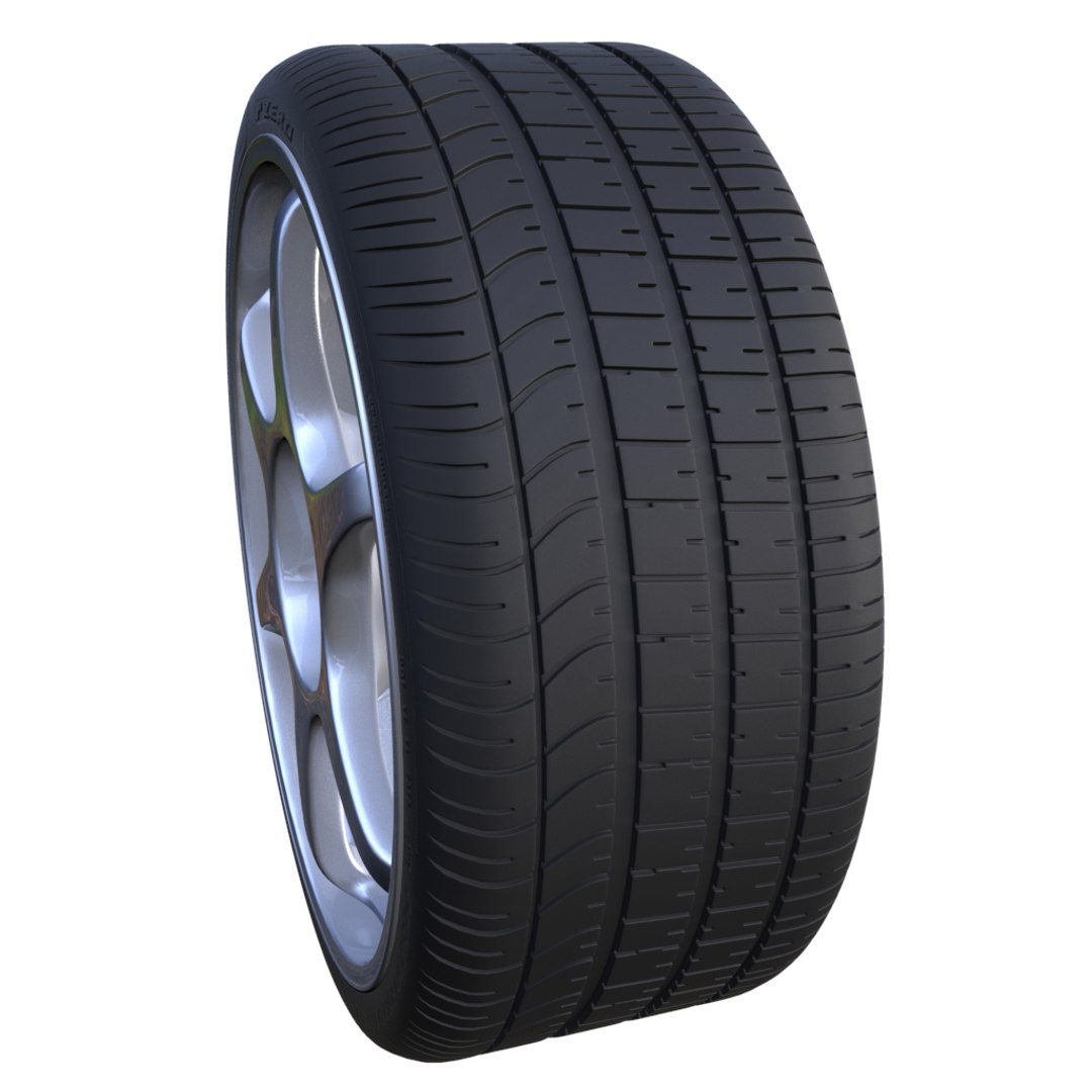 3d Model 5zigen Proracer Gn Rim Wheel