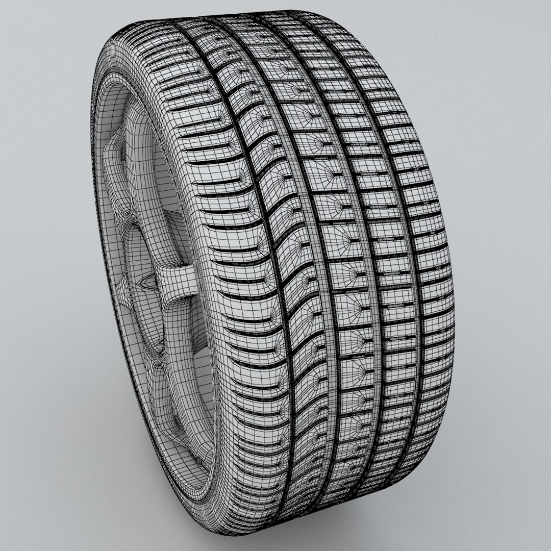 3d Model 5zigen Proracer Gn Rim Wheel