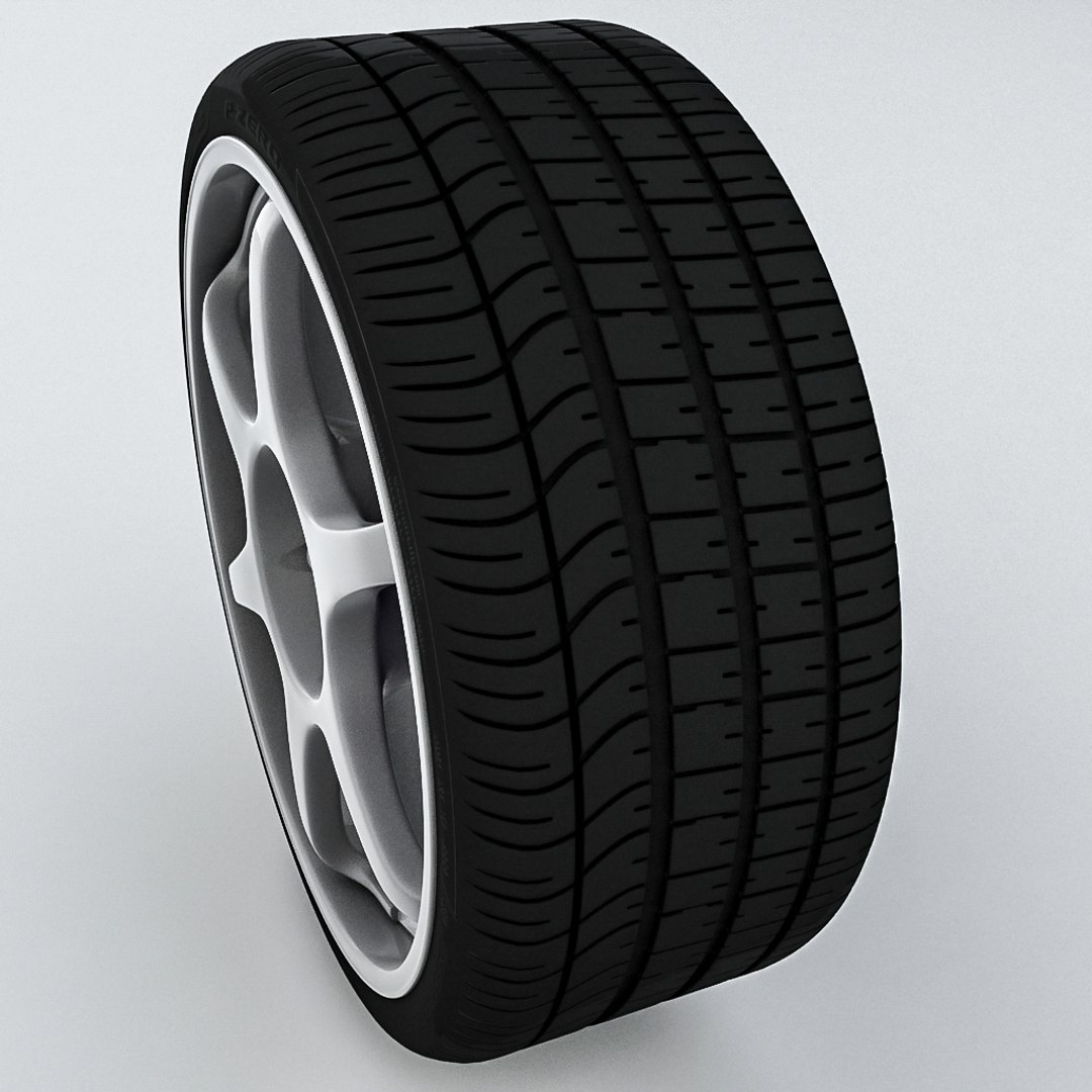 3d Model 5zigen Proracer Gn Rim Wheel