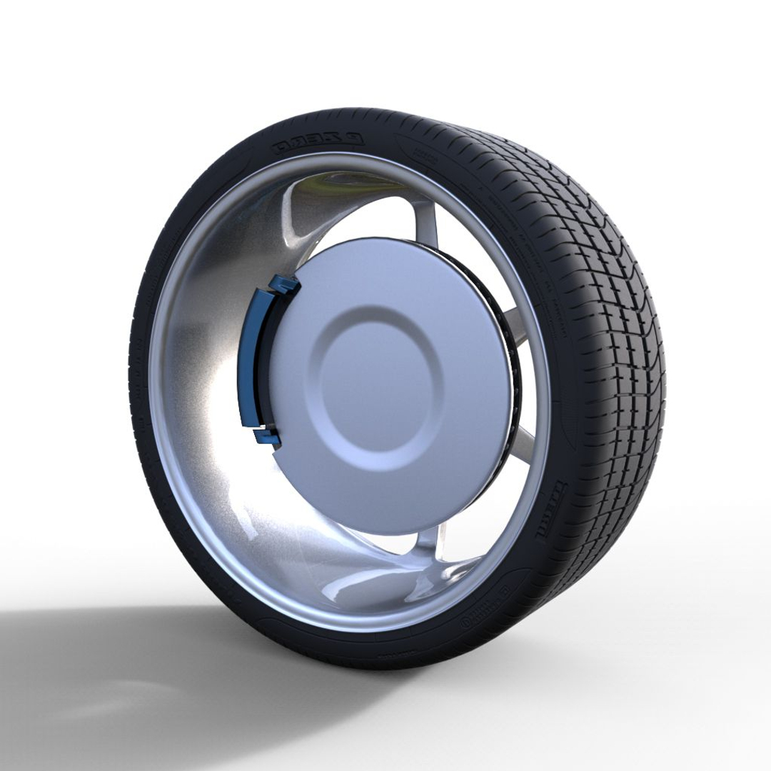 3d Model 5zigen Proracer Gn Rim Wheel