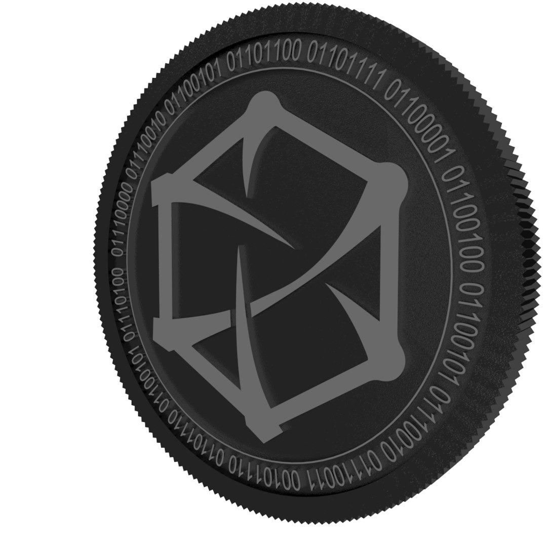 3D Soundac Black Coin - TurboSquid 1458601