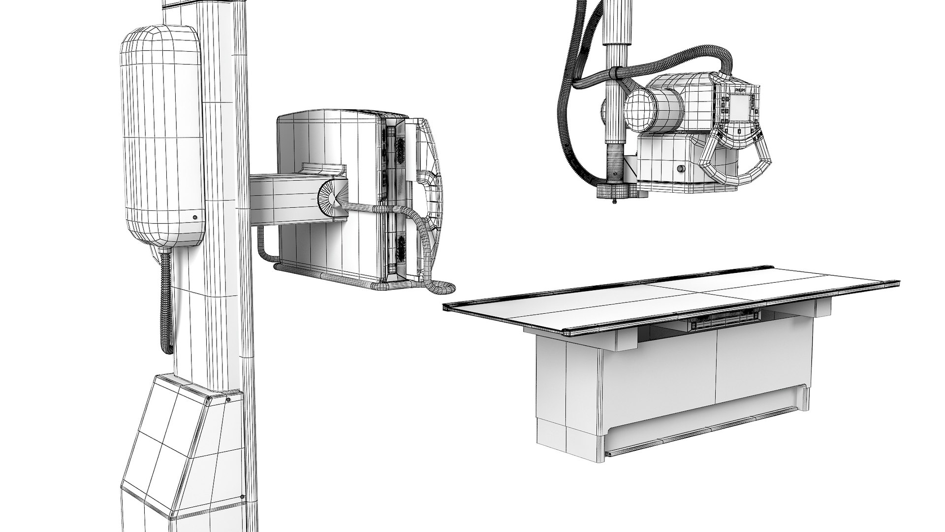 Philips Digitaldiagnost C50 Ceiling 3D Model - TurboSquid 1555216