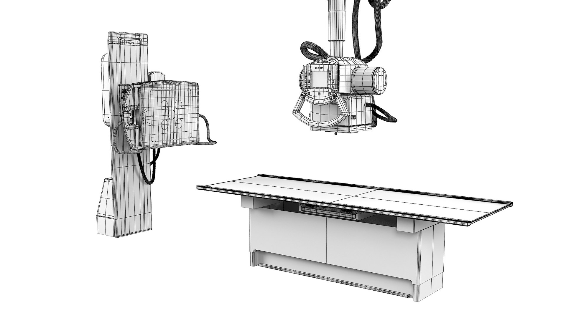 Philips Digitaldiagnost C50 Ceiling 3D Model - TurboSquid 1555216