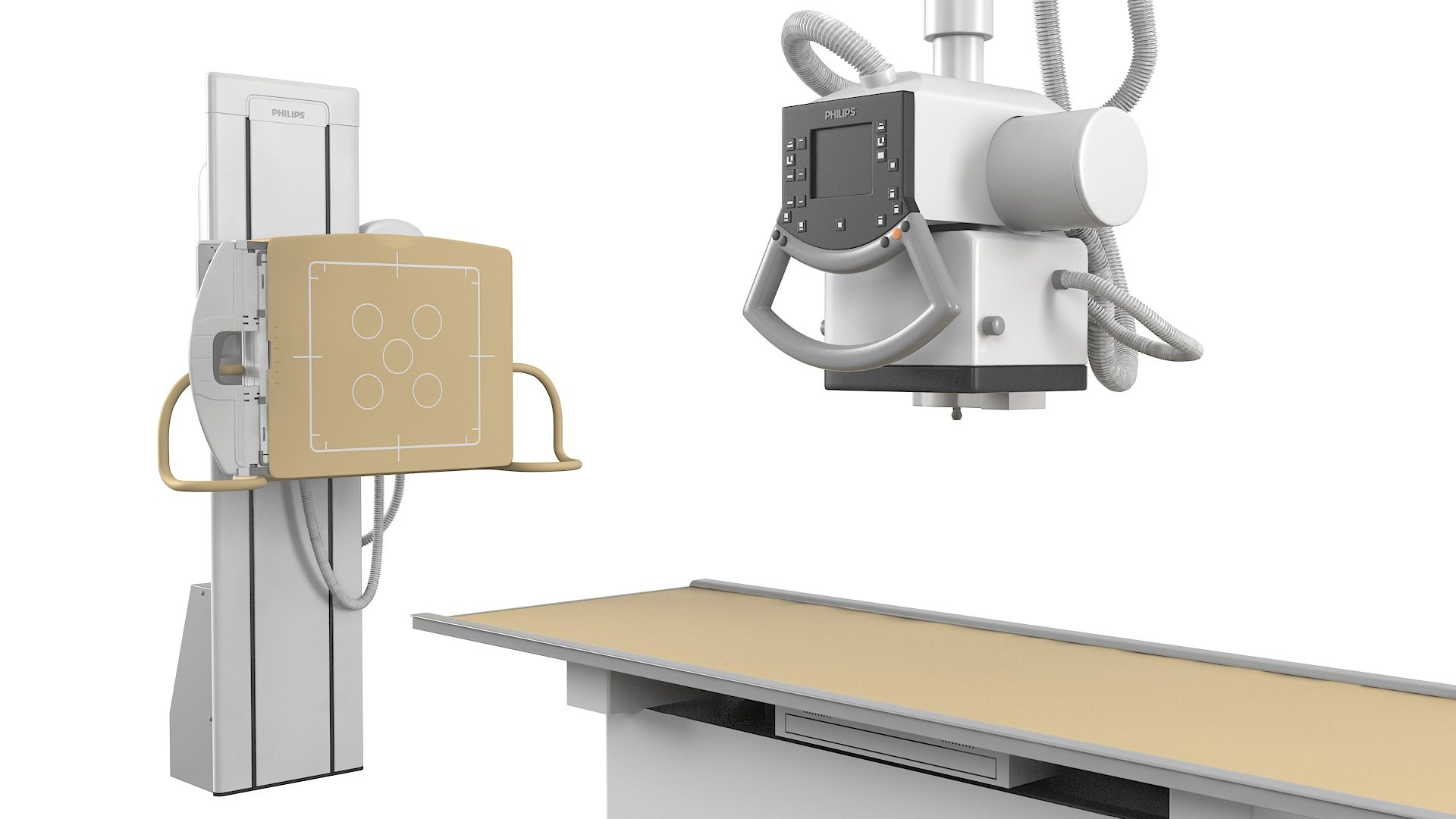 Philips Digitaldiagnost C50 Ceiling 3D Model - TurboSquid 1555216