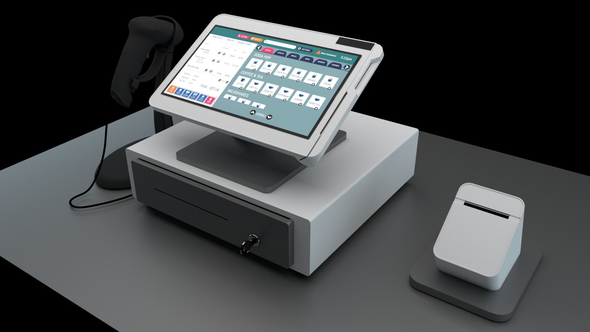 3D Point of Sales Cashier - TurboSquid 1764435