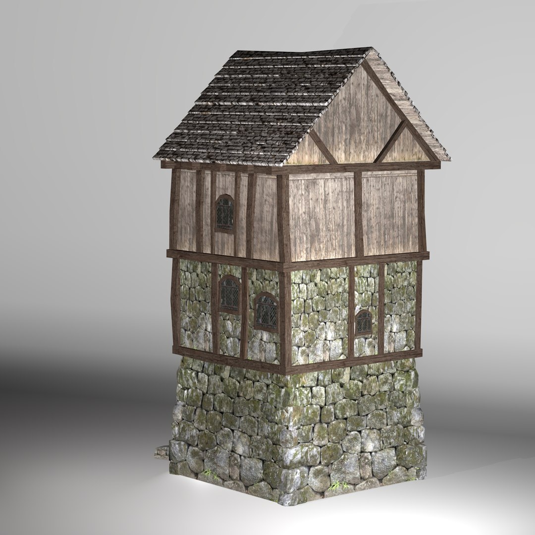 3D Medieval Fantasy House Model - TurboSquid 1377309